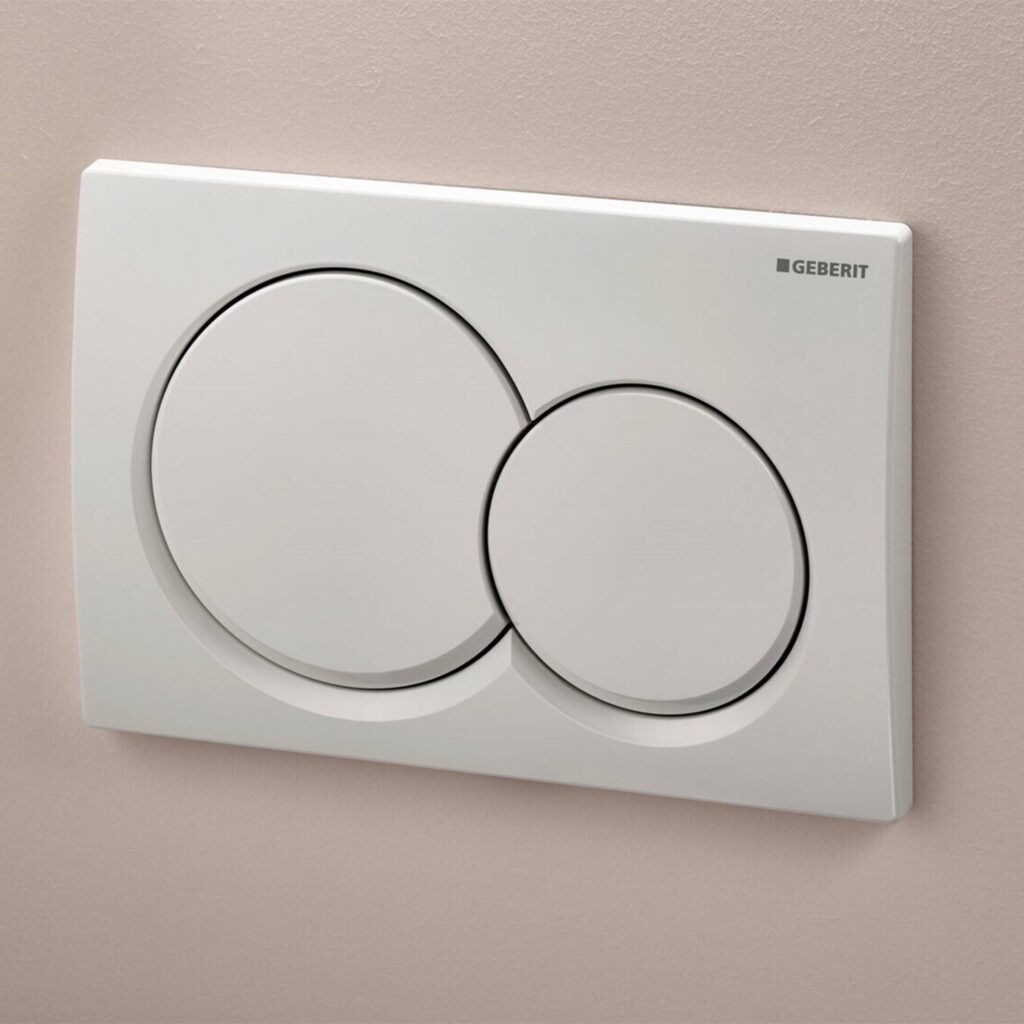 Chasse encastré + Plaque - GEBERIT Alpha 8 - SCPS.tn