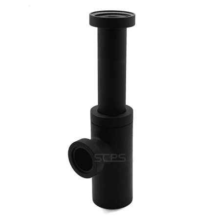Siphon lavabo Noir Mat - SCPS.tn