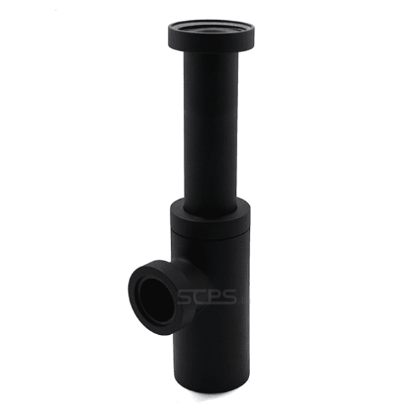 Siphon lavabo Noir Mat - SCPS.tn